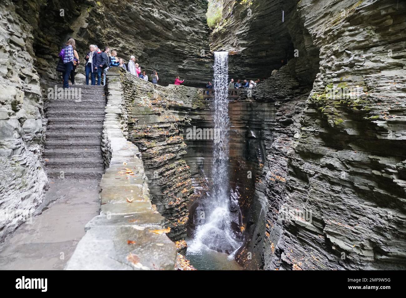 Upstate New York, U.S.A - October 16, 2022 -Visitors walking around the ...