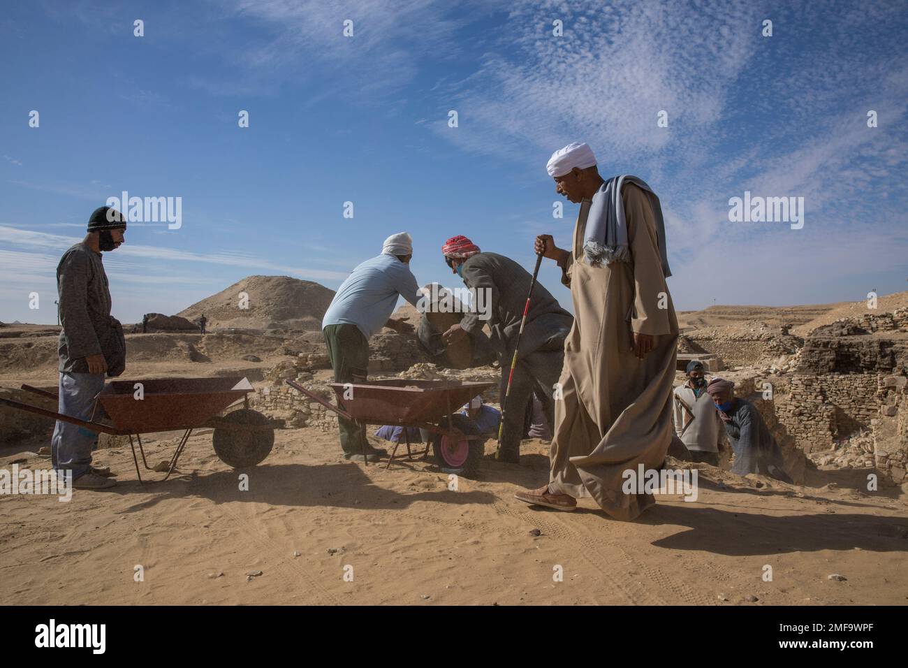 CORRECTS DAY OF WEEK TO SUNDAY -- Archeologists work at the excavation ...