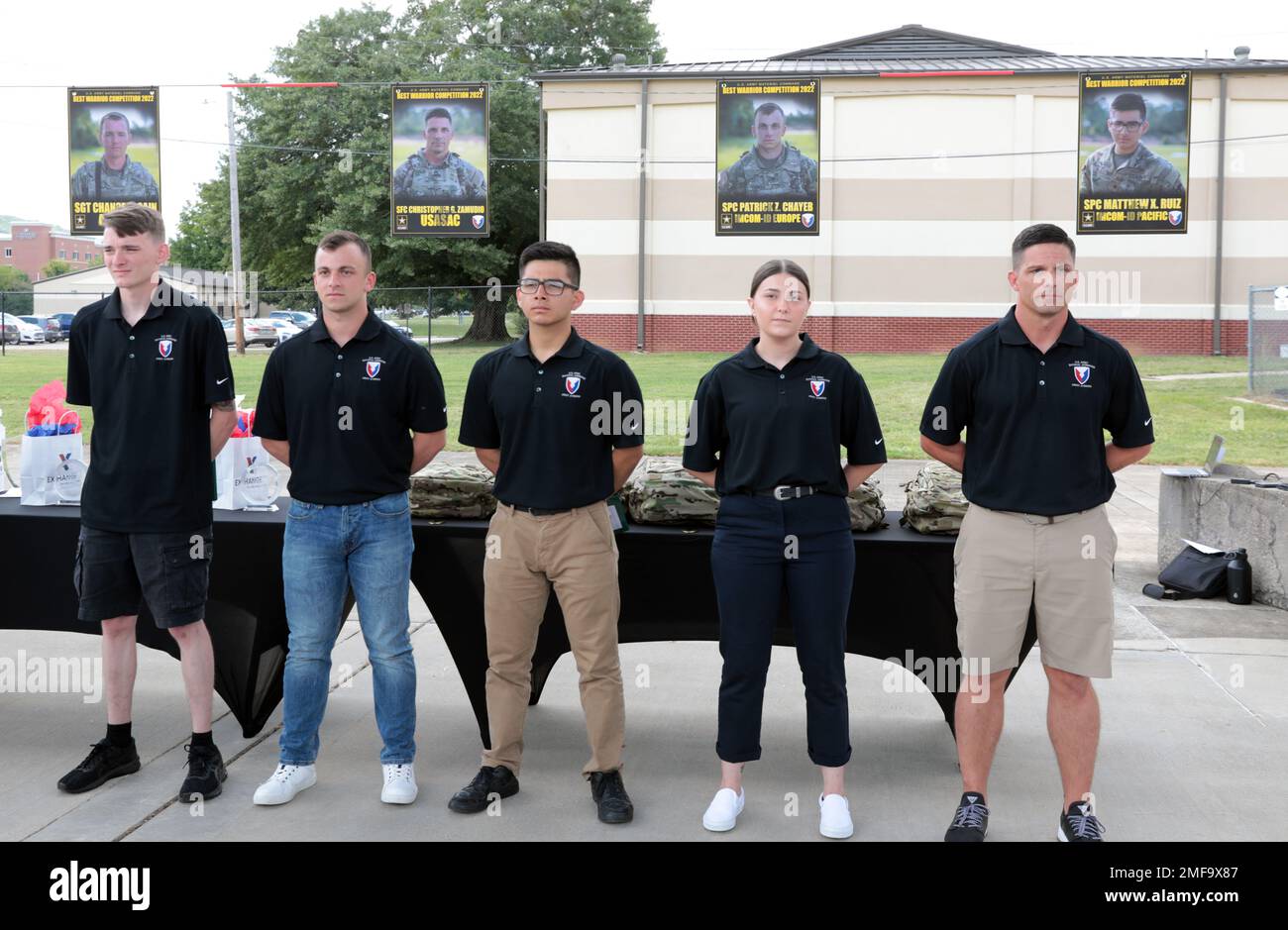 -(Left to right) Sgt. Collin Roberts, Spc. Patrick Chayeb, Spc. Matthew ...