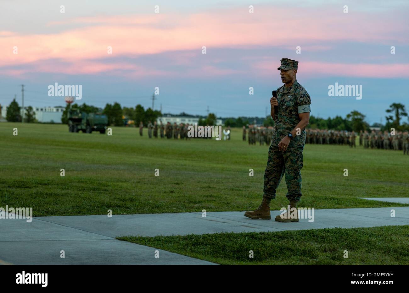 U.S. Marine Corps Brig. Gen. Calvert Worth, the incoming commanding ...
