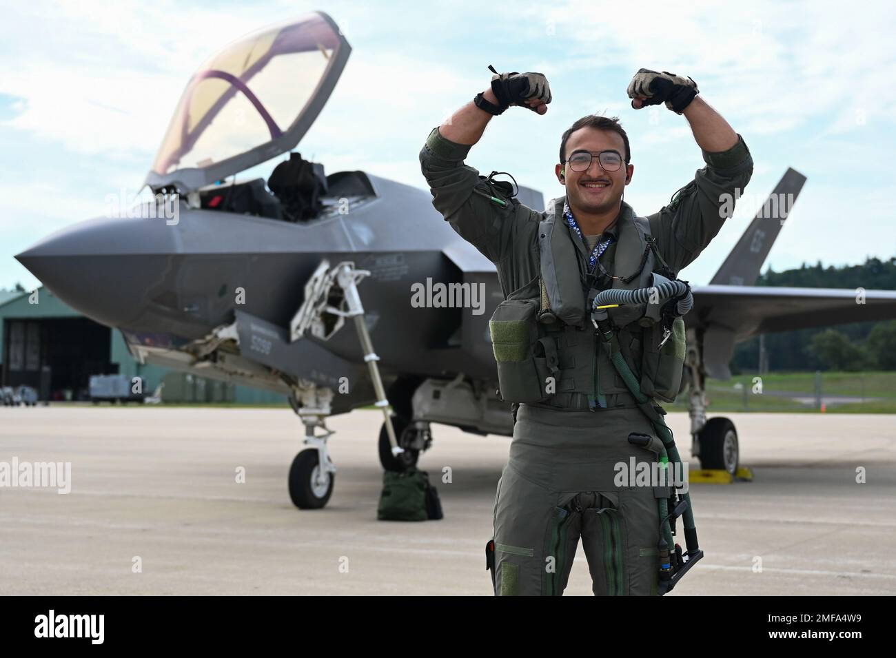 U.S. Air Force Capt. Jimmy Root, a student pilot with the 58th Fighter ...