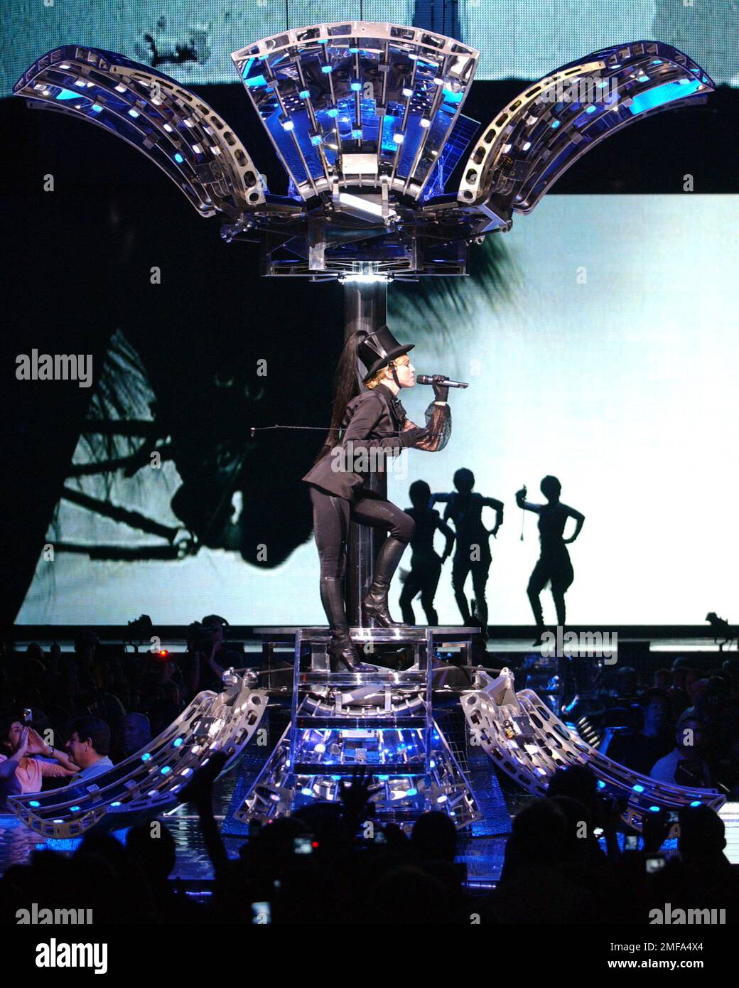 MIAMI, FL - JULY 22: Madonna performs during The Confessions Tour at ...