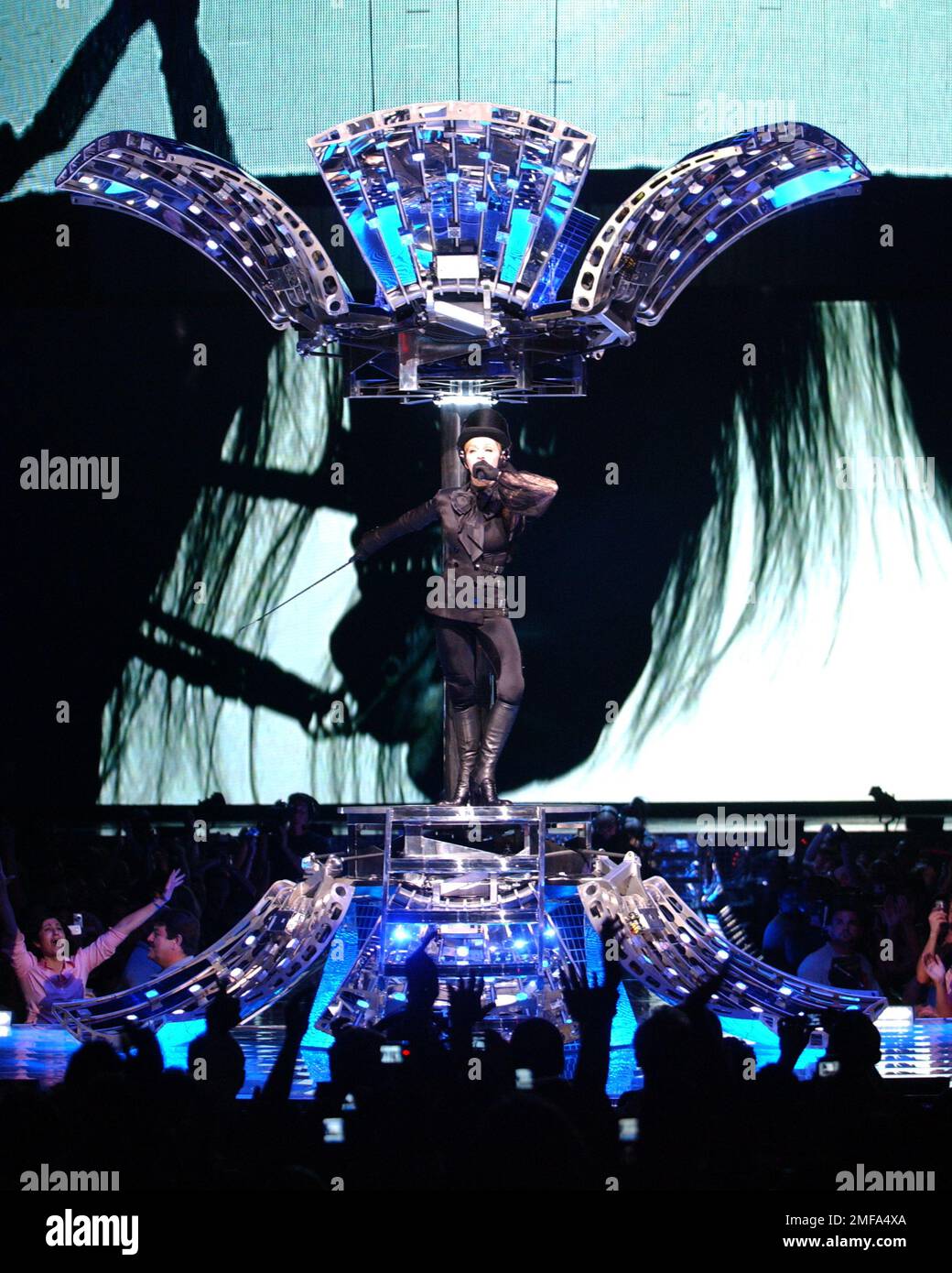 MIAMI, FL - JULY 22: Madonna performs during The Confessions Tour at ...