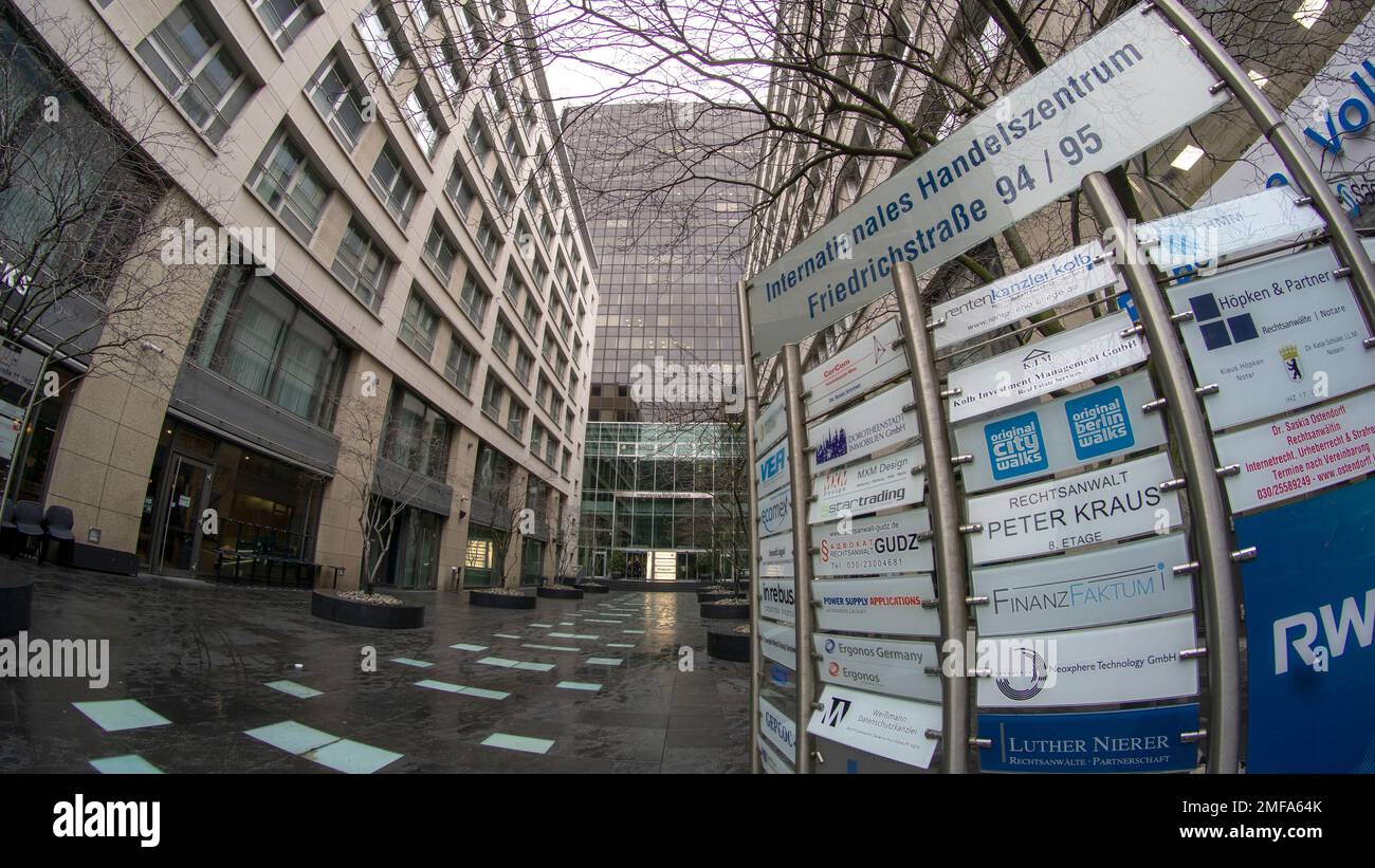 In this Friday, Jan. 15, 2021 photo the 'Internationales Handelszentrum ...