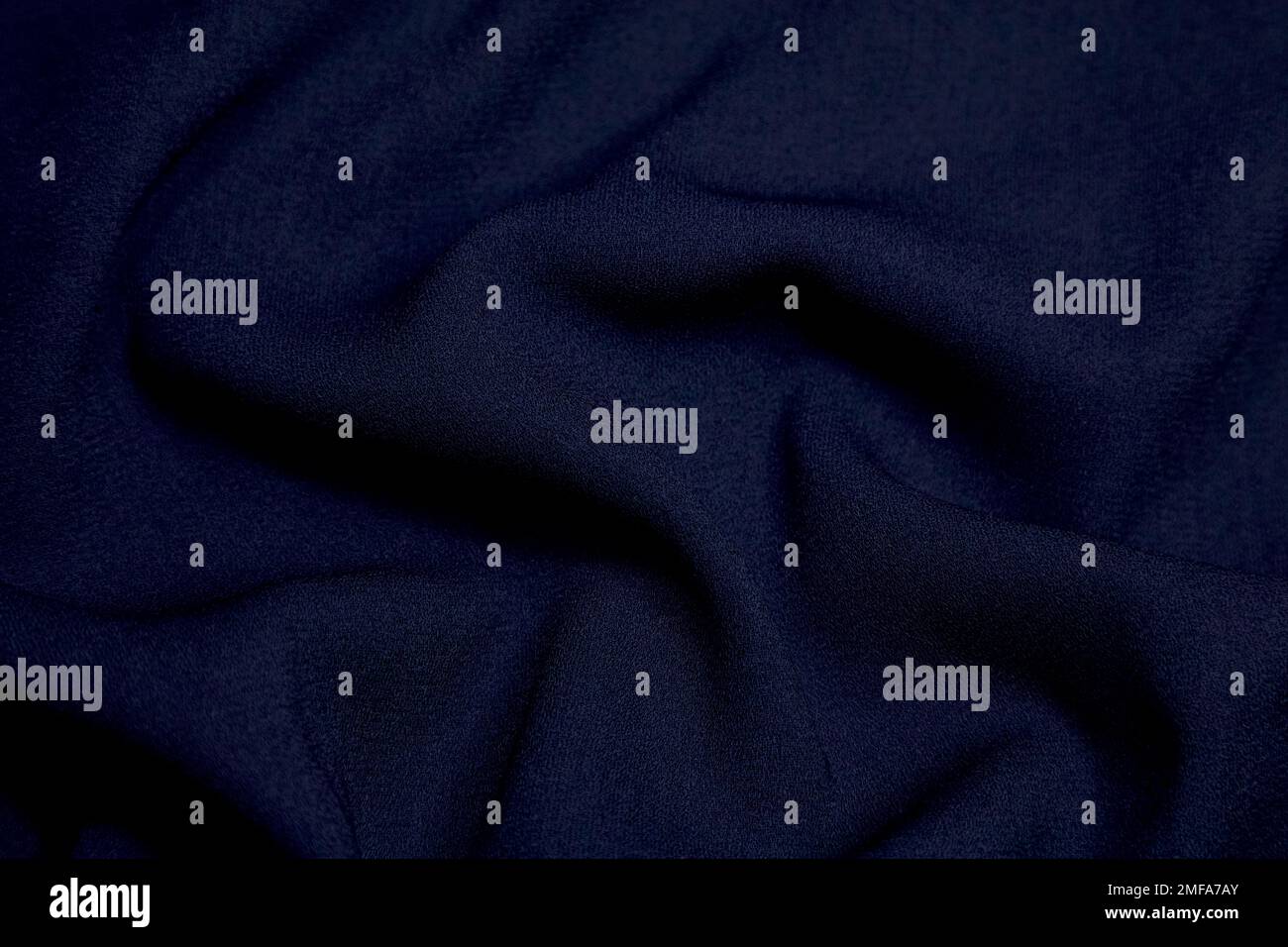 Black fabric background. Black cloth waves background texture. Black ...