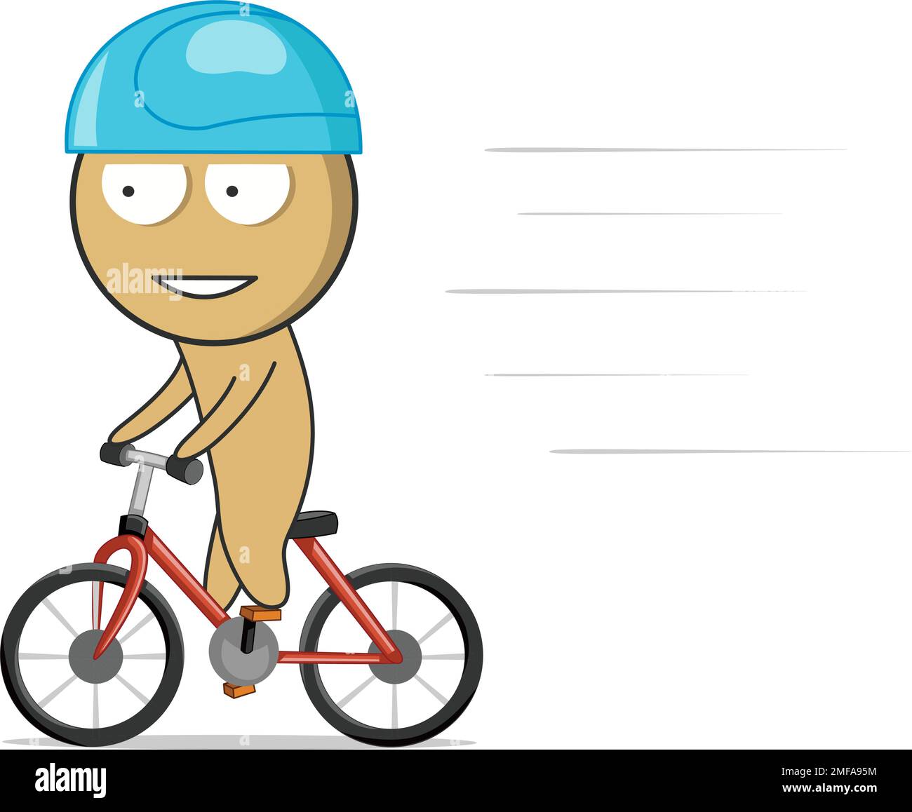 Man riding bicycle boy Stock Vector Images - Alamy