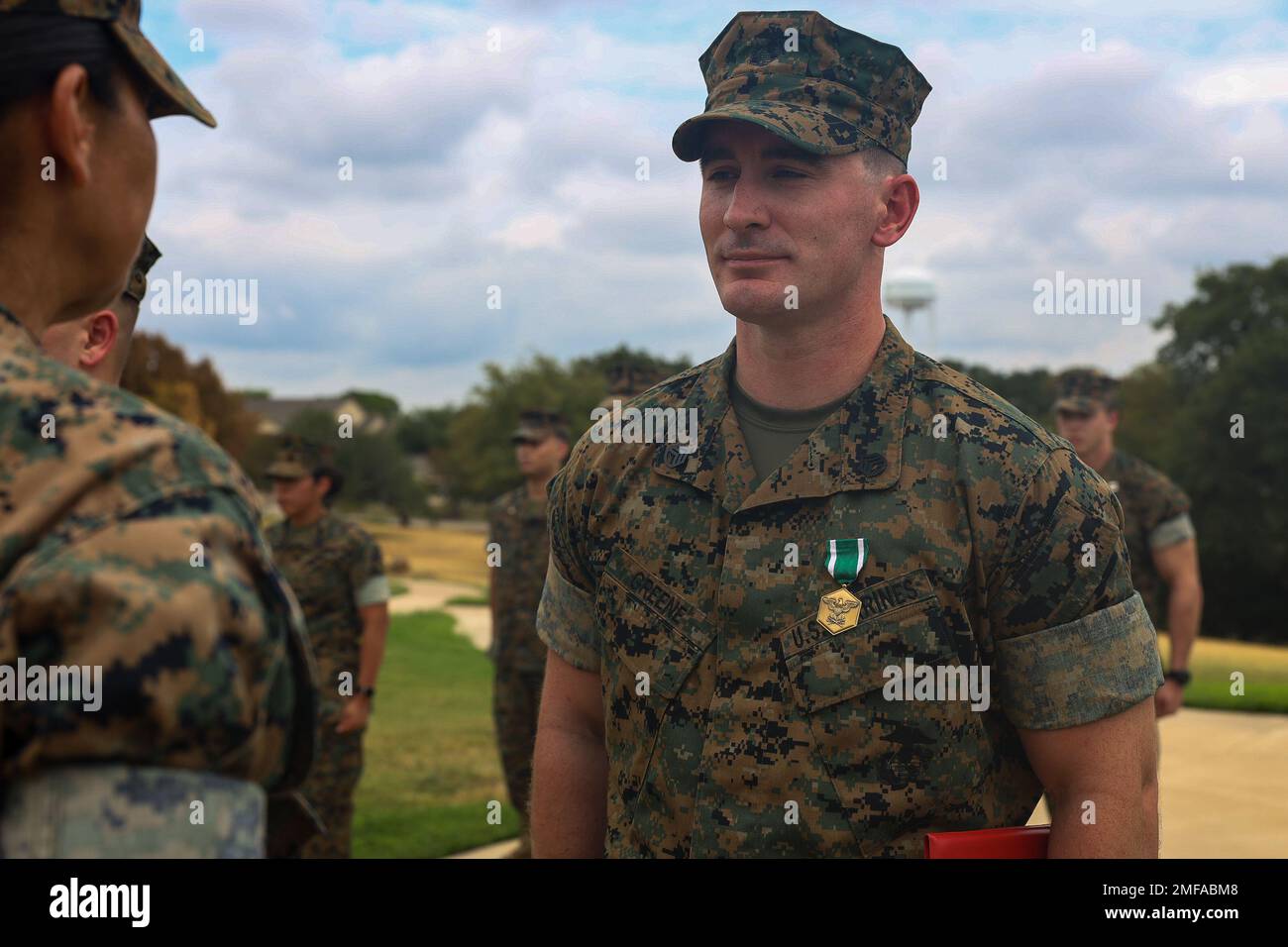 U.S. Marine Corps Staff Sgt. Dylan Greene, an officer selection ...