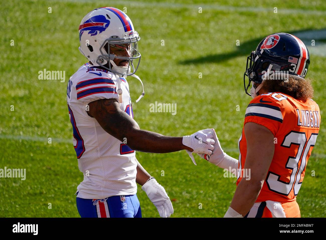 Buffalo Bills wide receiver Isaiah McKenzie (19) and Denver Broncos ...