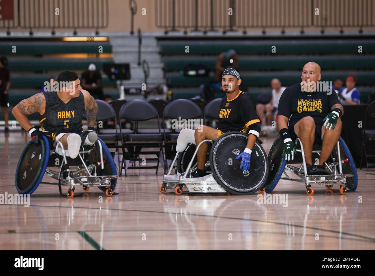 Retired U.S. Army Staff Sgt. Jason Smith, left, retired Spc. Michael ...