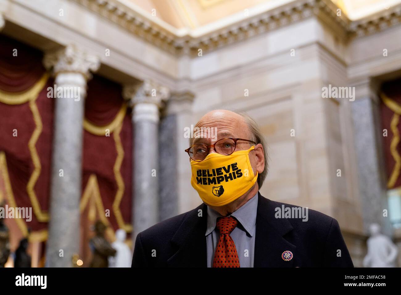 Rep. Steve Cohen, D-Tenn., speaks to members of the media on Capitol ...