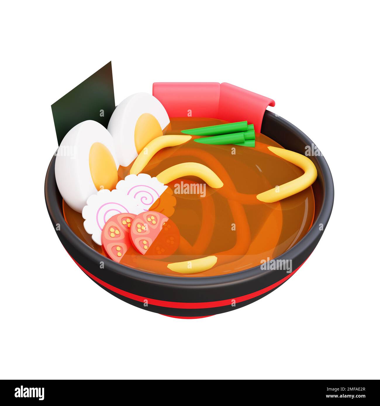 Soup ramen food japanese cartoon hi-res stock photography and images ...