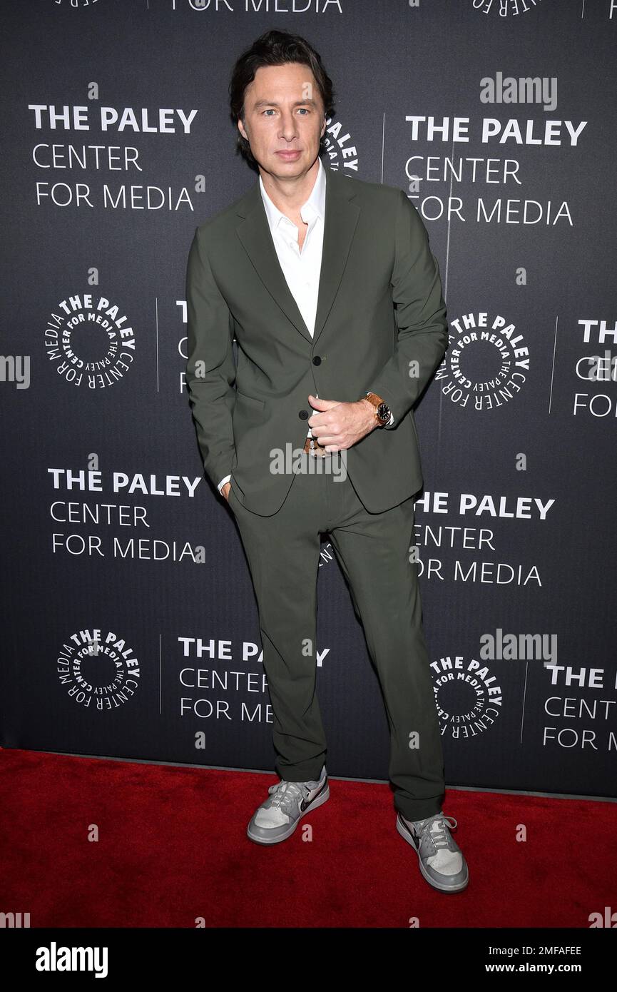 Director/actor Zach Braff attends the screening of Apple Original's ...
