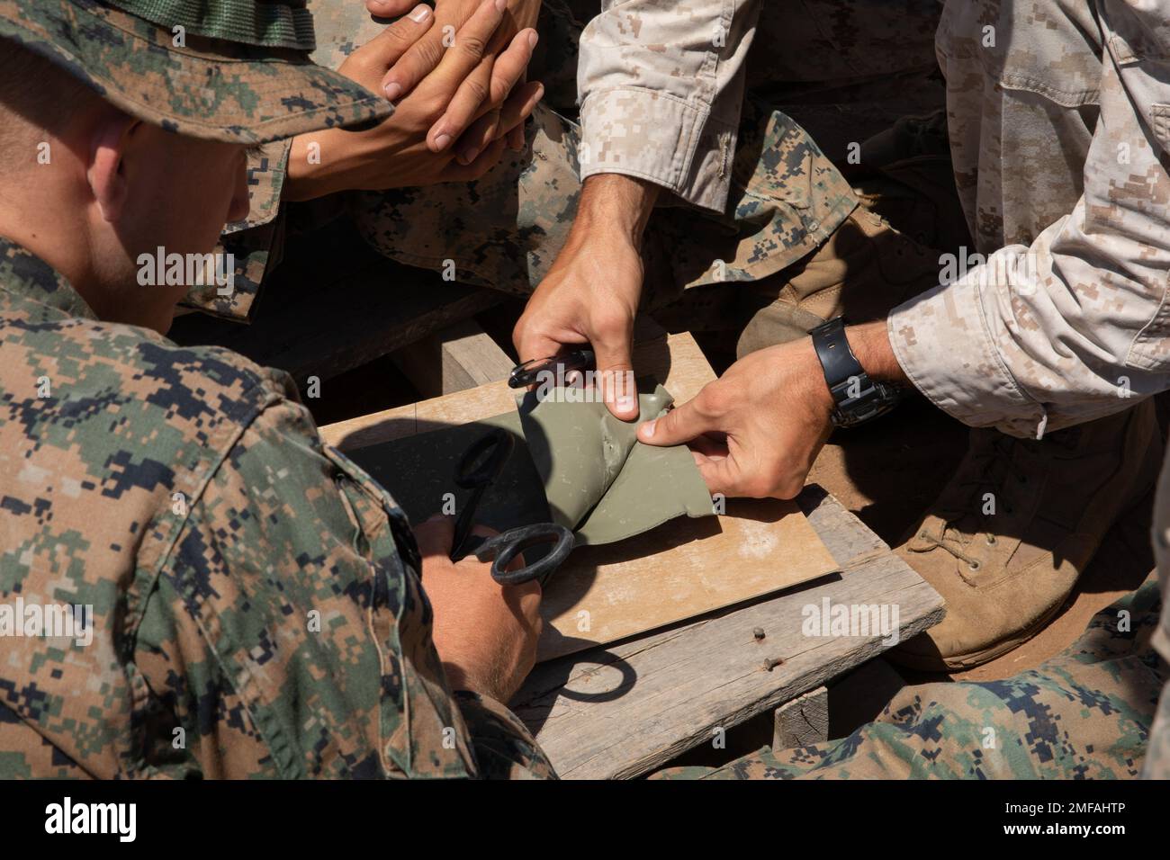 U.S. Marines with 1st Combat Engineer Battalion, 1st Marine Division ...