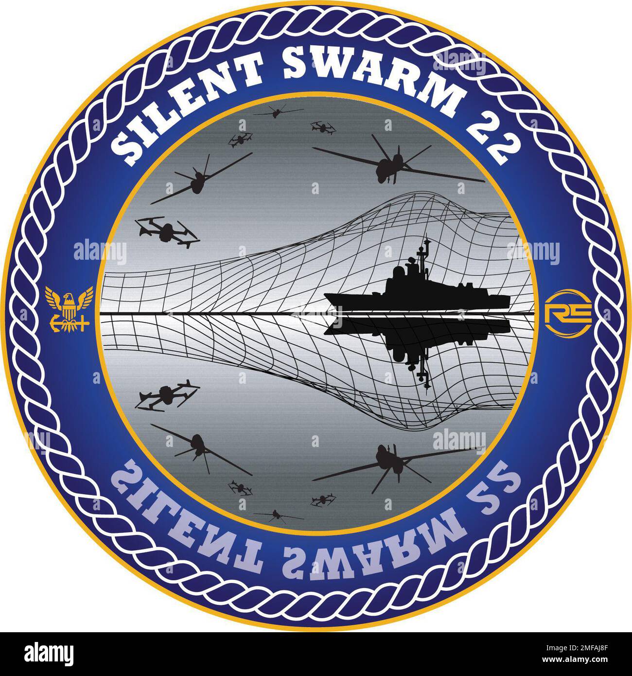 Silent Swarm 22 logo Stock Photo - Alamy