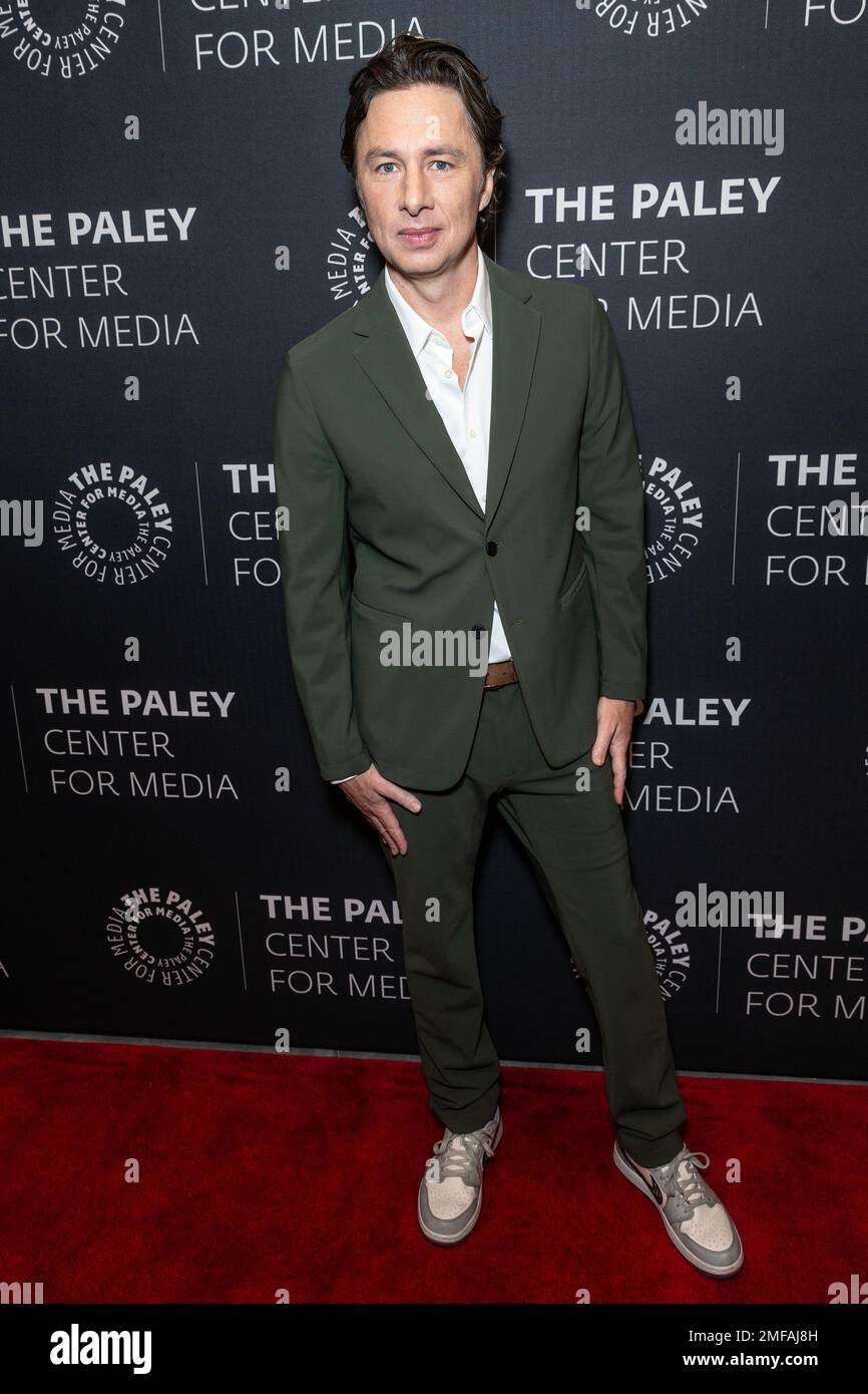 Zach Braff attends special screening of Apple TV+ Shrinking at Paley ...