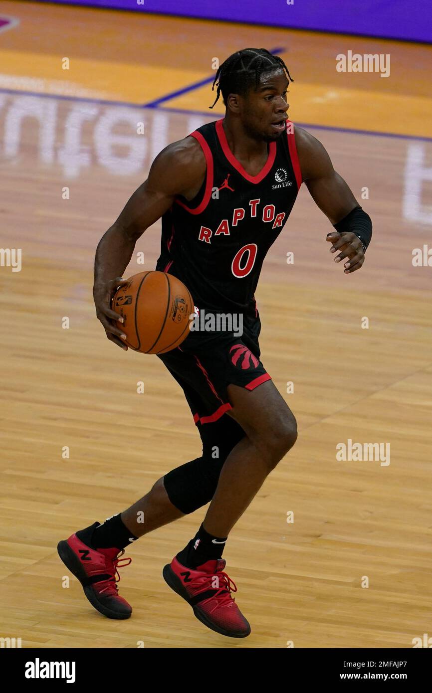 Toronto Raptors guard Terence Davis against the Golden State Warriors ...