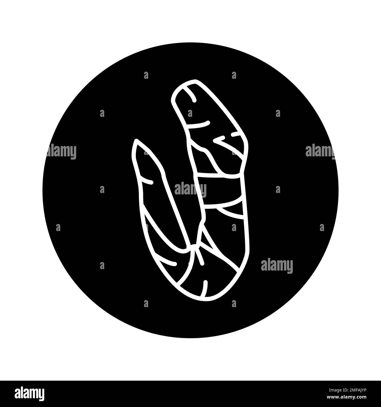 Beef tenderloin color line icon. Cutting meat. Pictogram for web page ...