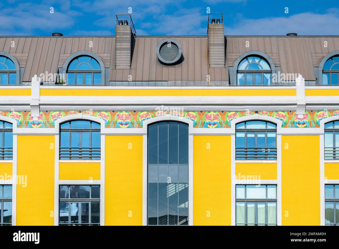 Painted facade in center hi-res stock photography and images - Alamy