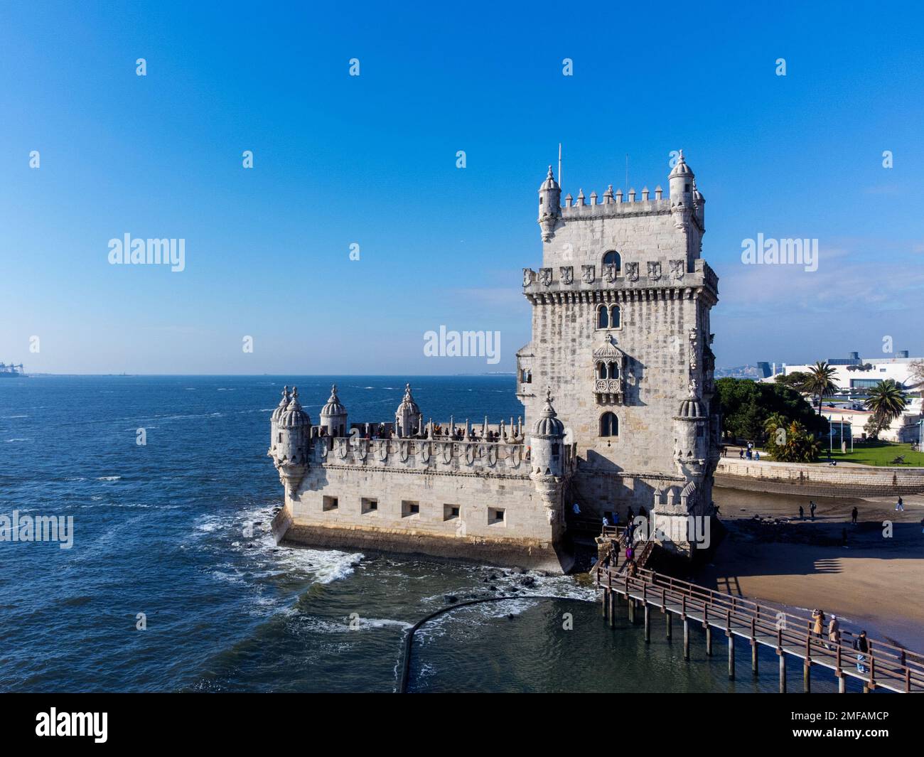 portugal, lisbon, january 6, 2023, belen tower Stock Photo - Alamy
