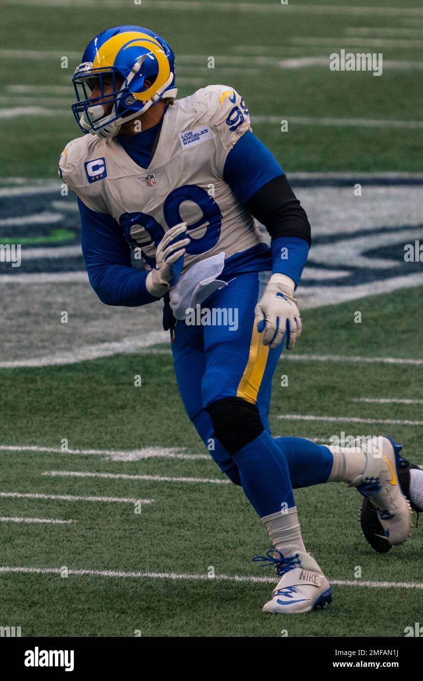 Los Angeles Rams defensive lineman Aaron Donald is pictured during the ...