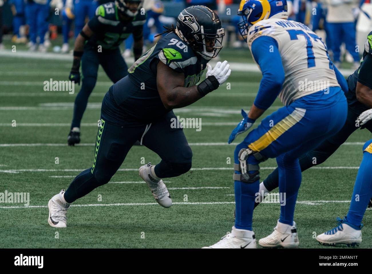 Seattle Seahawks defensive lineman Jarran Reed is pictured during the ...