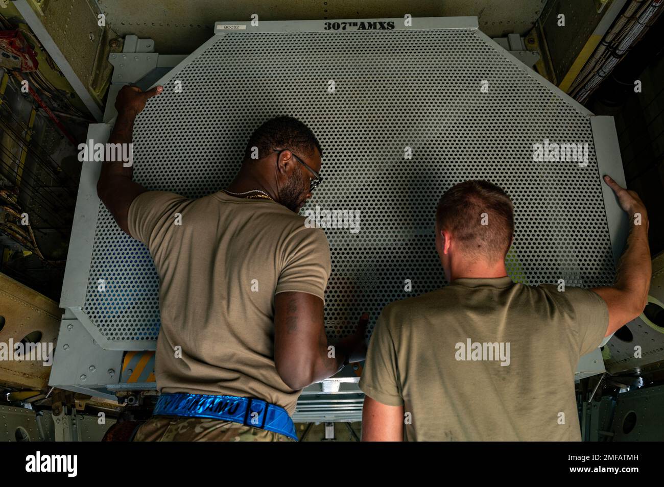 Master Sgt. Anthony Williams Jr., left, 2nd Aircraft Maintenance ...