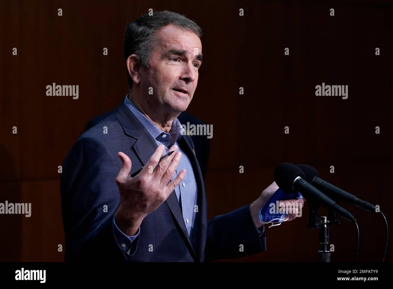 FILE - In this Wednesday Nov 18, 2020. file photo, Virginia Gov. Ralph ...