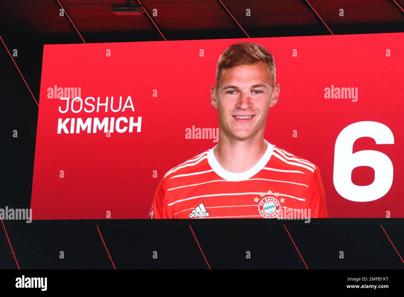 Goal by joshua kimmich of fcbayern 1 hi-res stock photography and ...