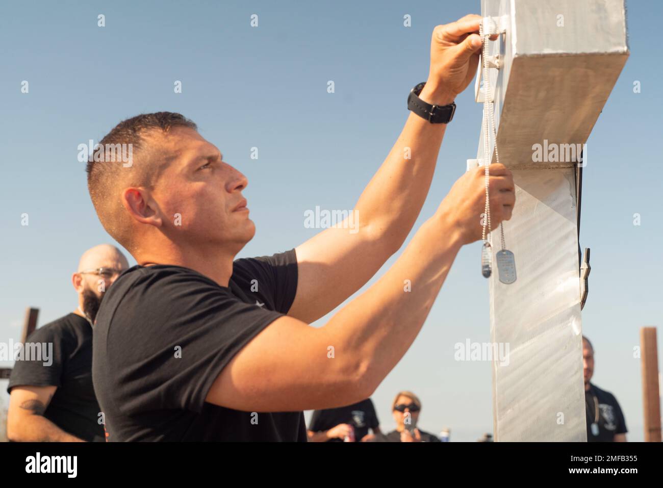 U.S. Marines Corps Maj. Jacob Fernandez, the outgoing assistant ...