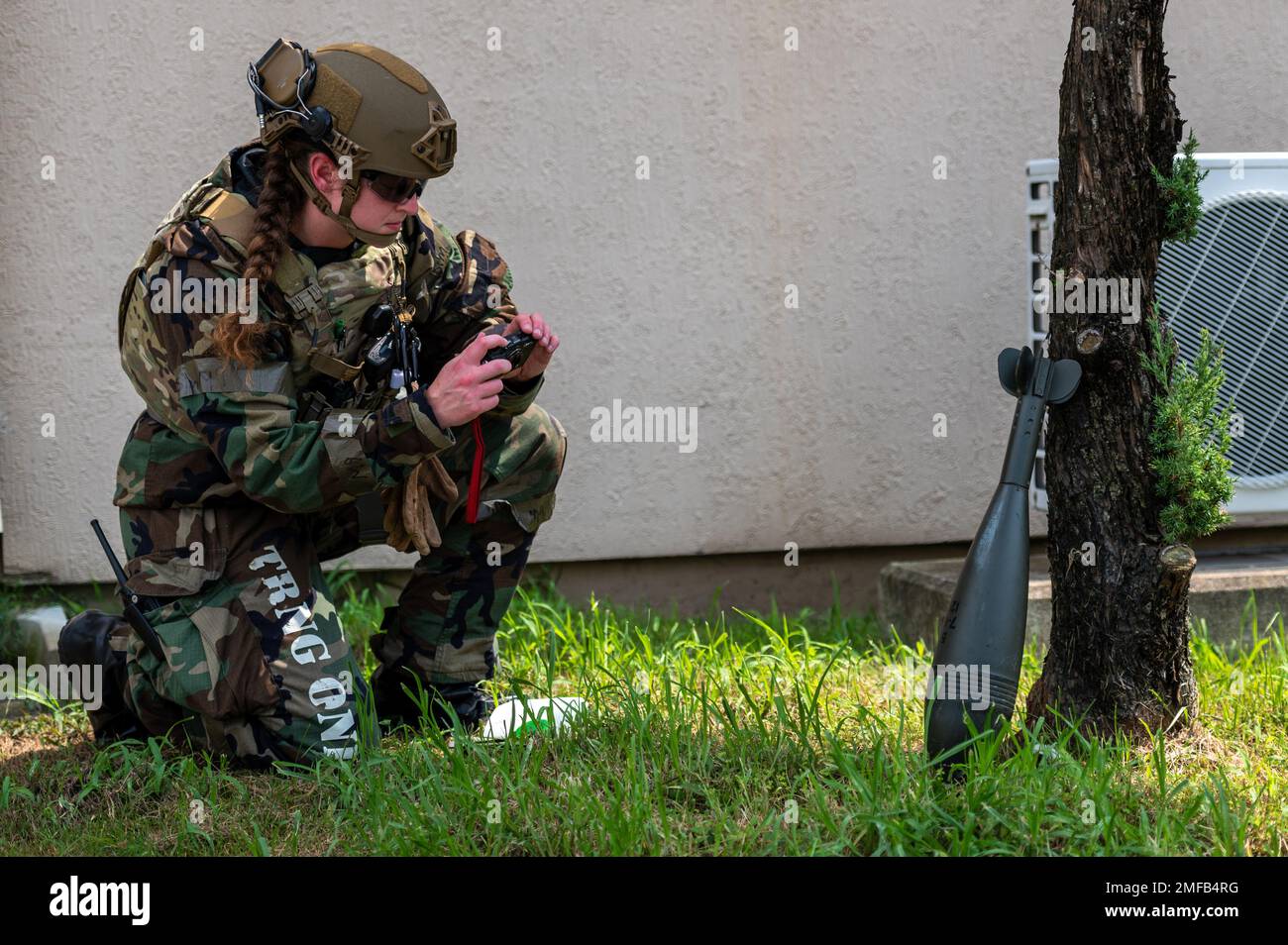 Senior Airman Janie Roberts, 51st Civil Engineer Squadron explosive ...
