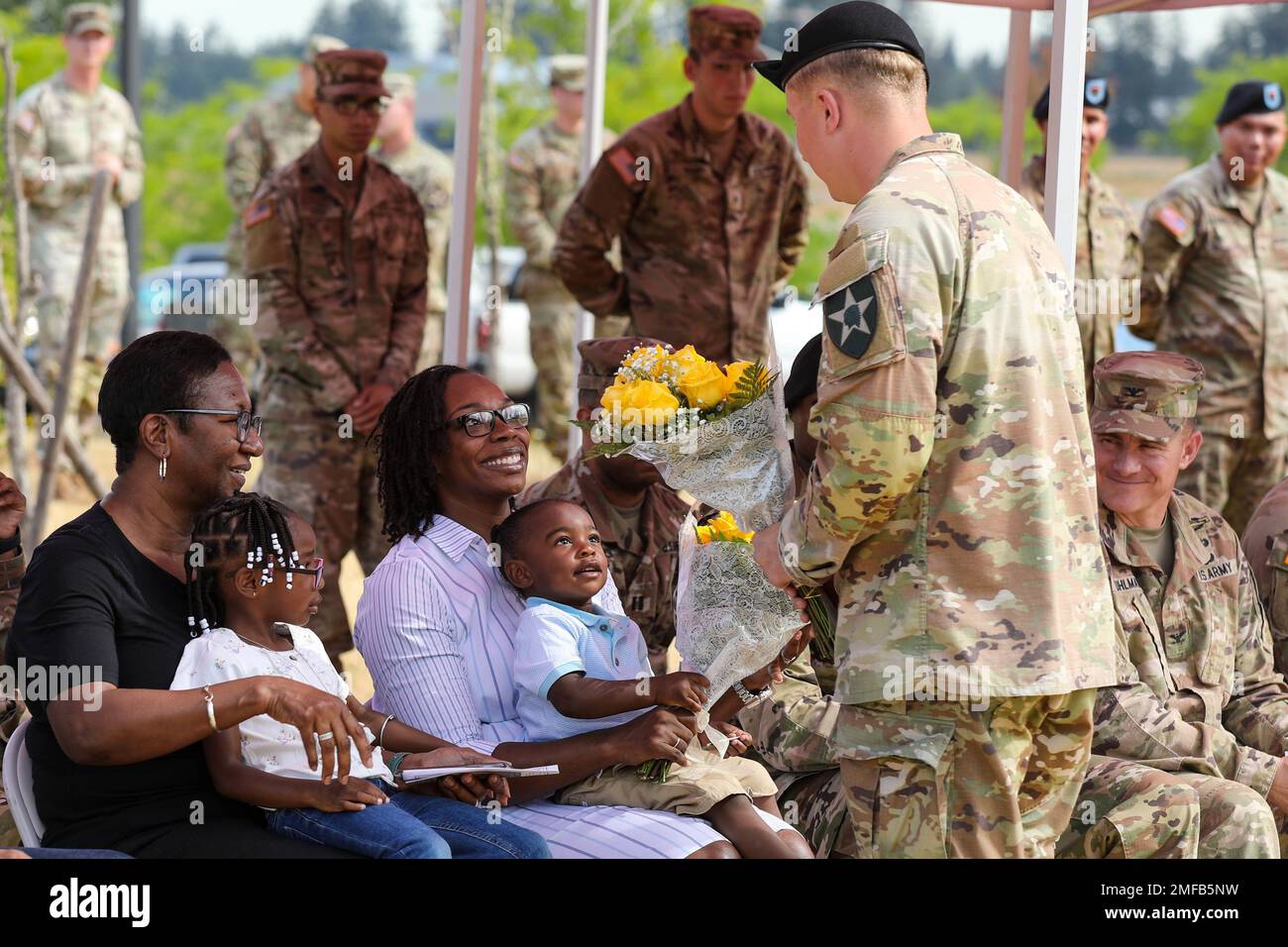 Cipher company conducted their change of command. At the ceremony, they ...