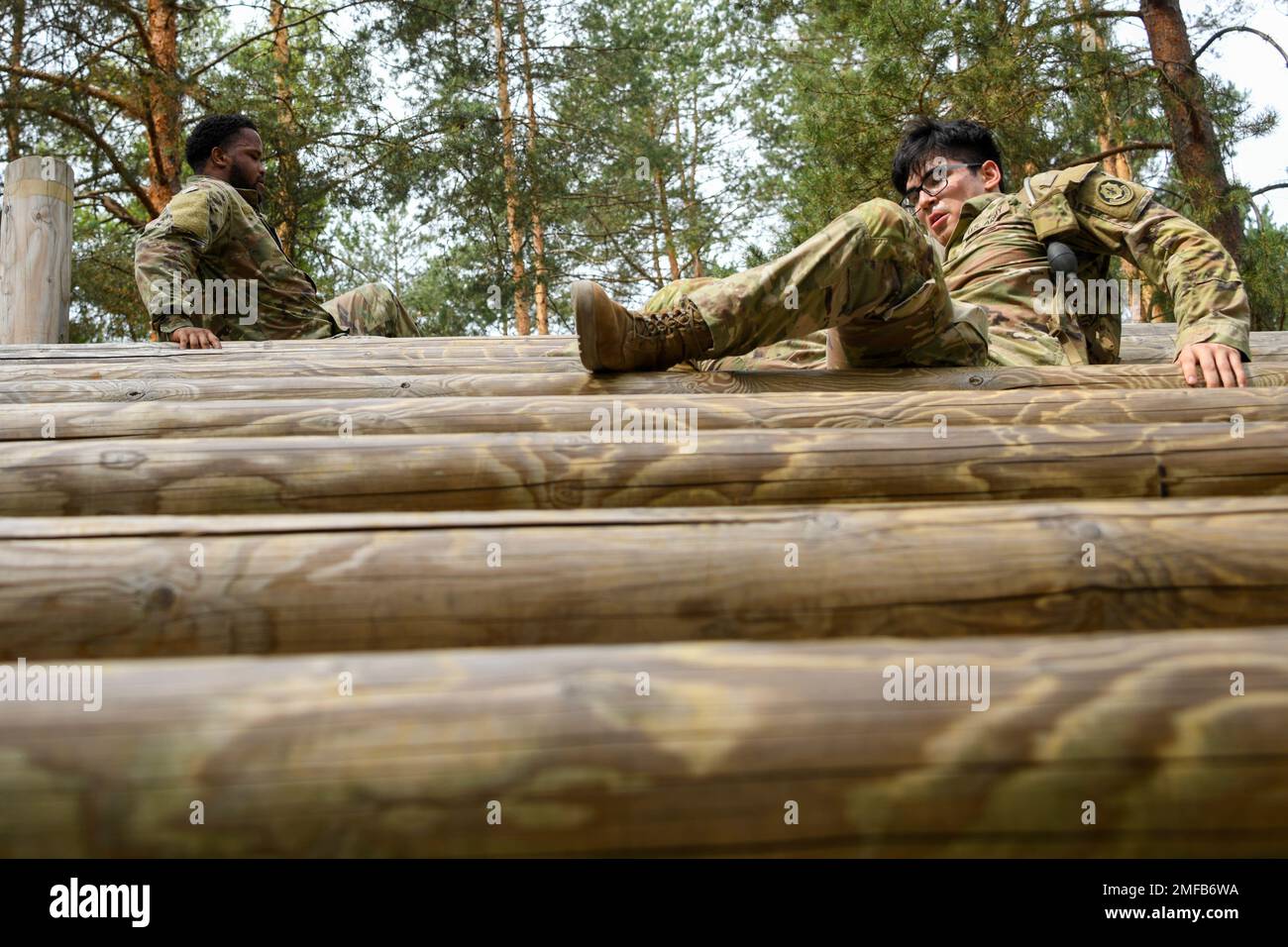 U.S. Soldiers assigned to Bull Troop, 1st Squadron, 2nd Cavalry ...