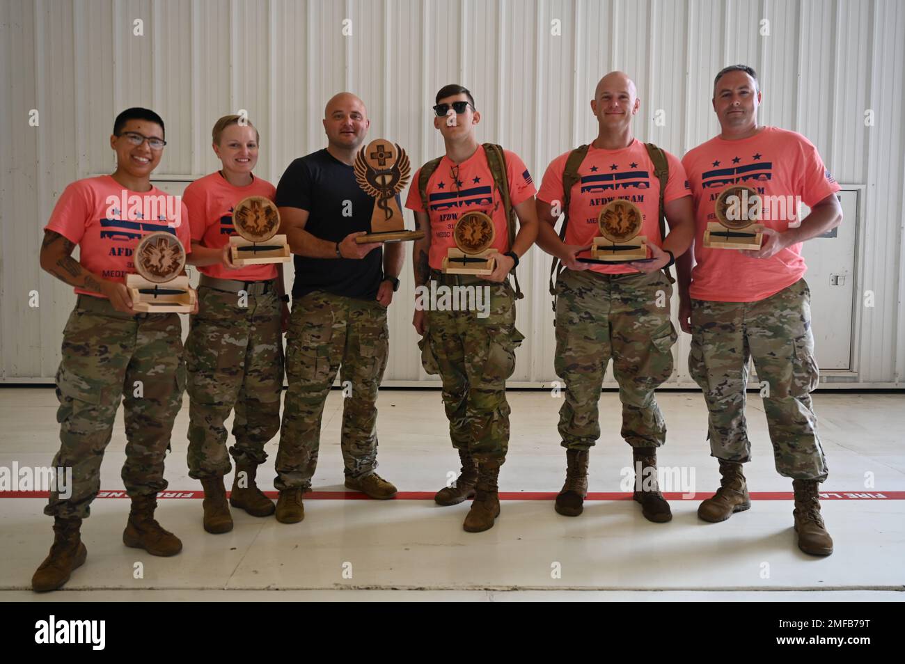 The medics from the 316th Medical Group, representing Air Force ...