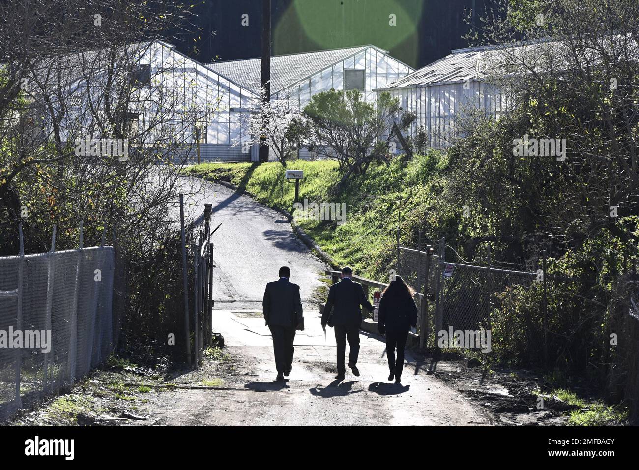 Half Moon Bay, United States. 24th Jan, 2023. Law enforcement officers ...