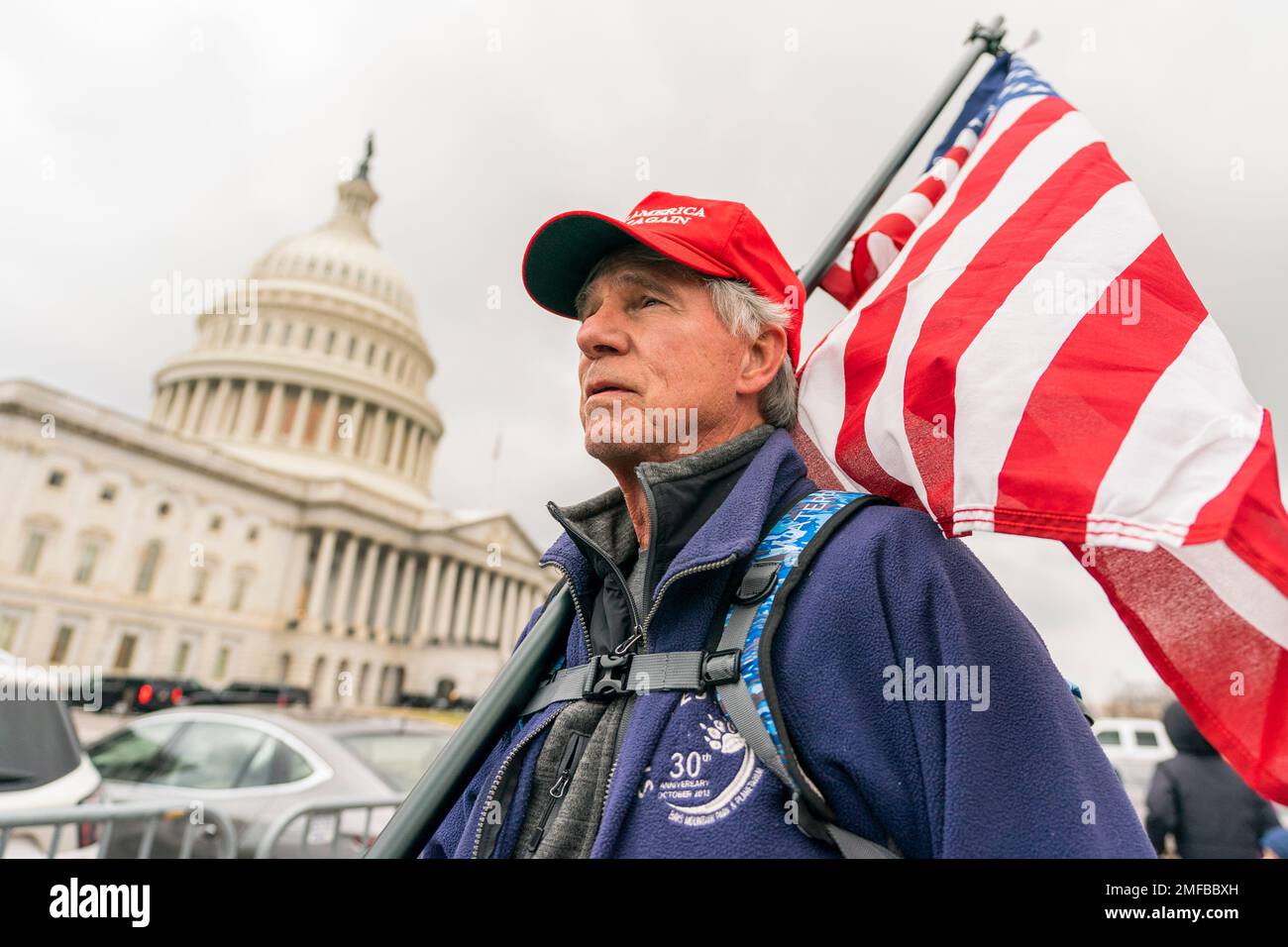 Lloyd Watkins of Nashville, Tenn., a supporter of President Donald ...
