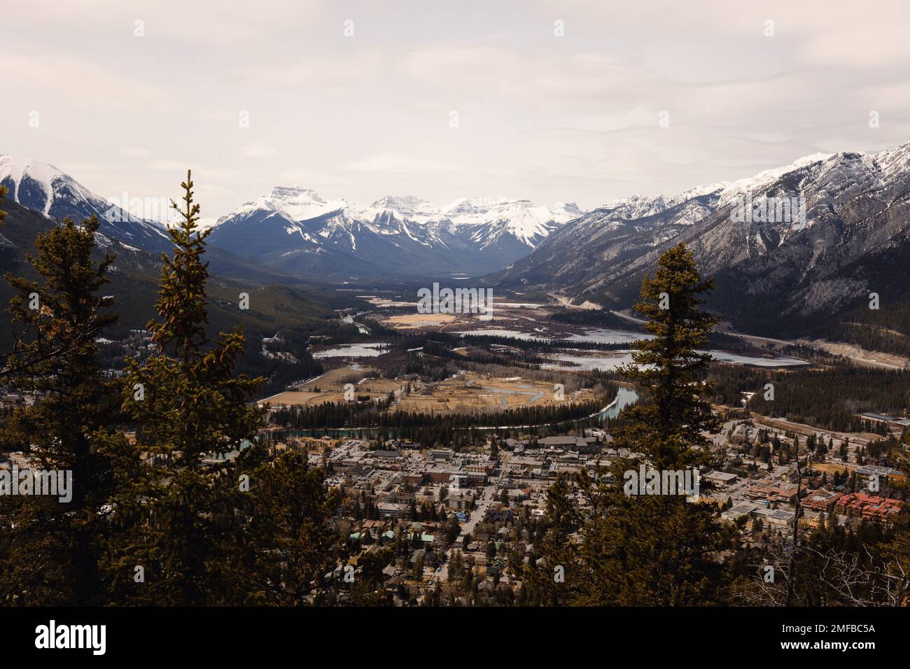 Banff town aerial hi-res stock photography and images - Alamy