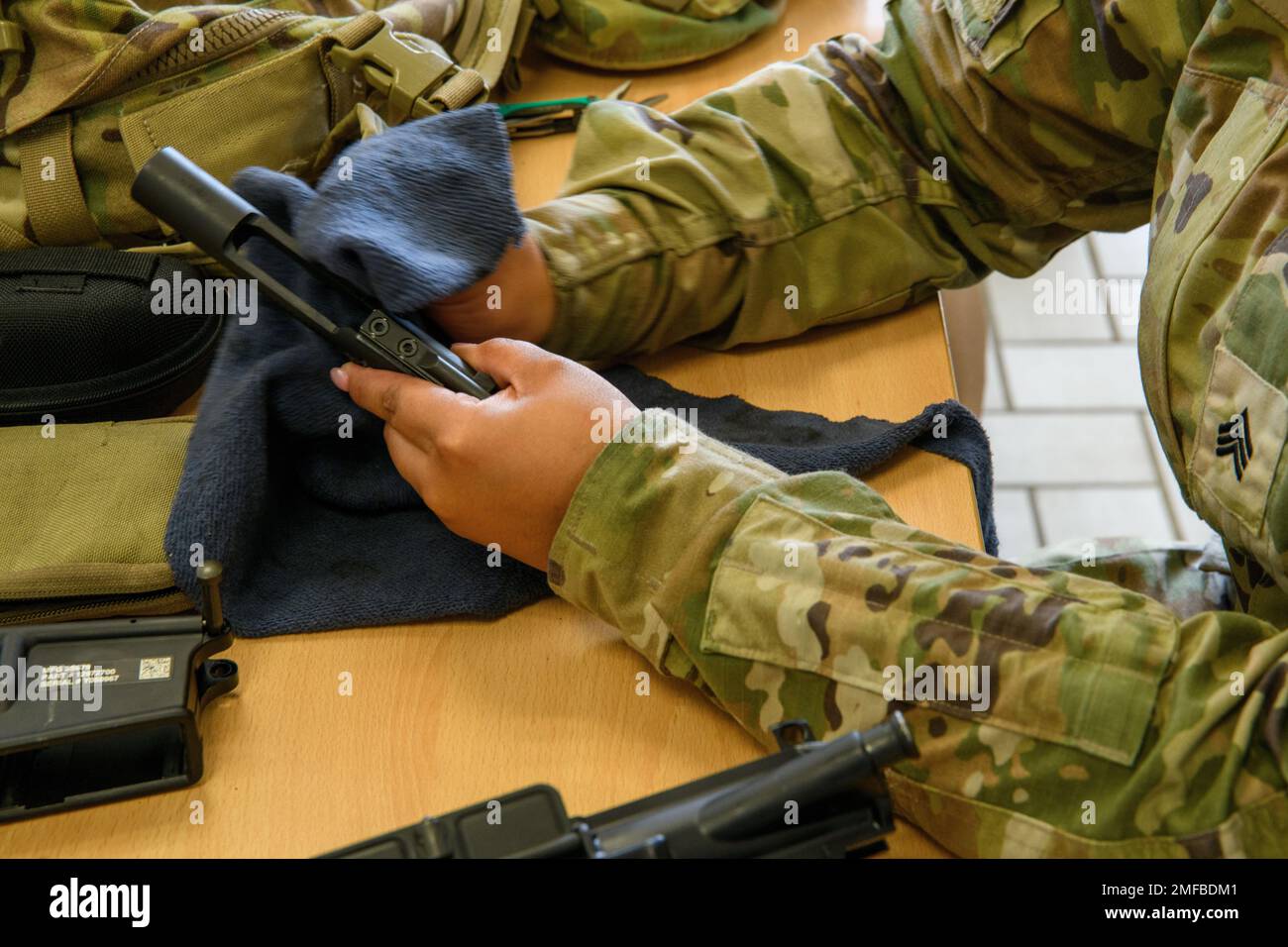 U.S. Army Sgt. Alexandra Muñoz, assigned to U.S. Army Network ...