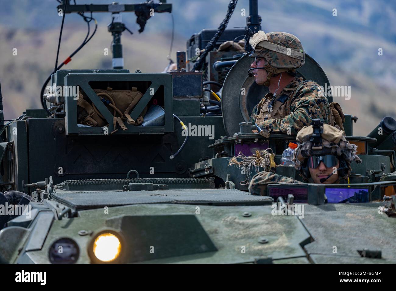 U.S. Marines with 1st Radio Battalion, I Marine Expeditionary Force ...