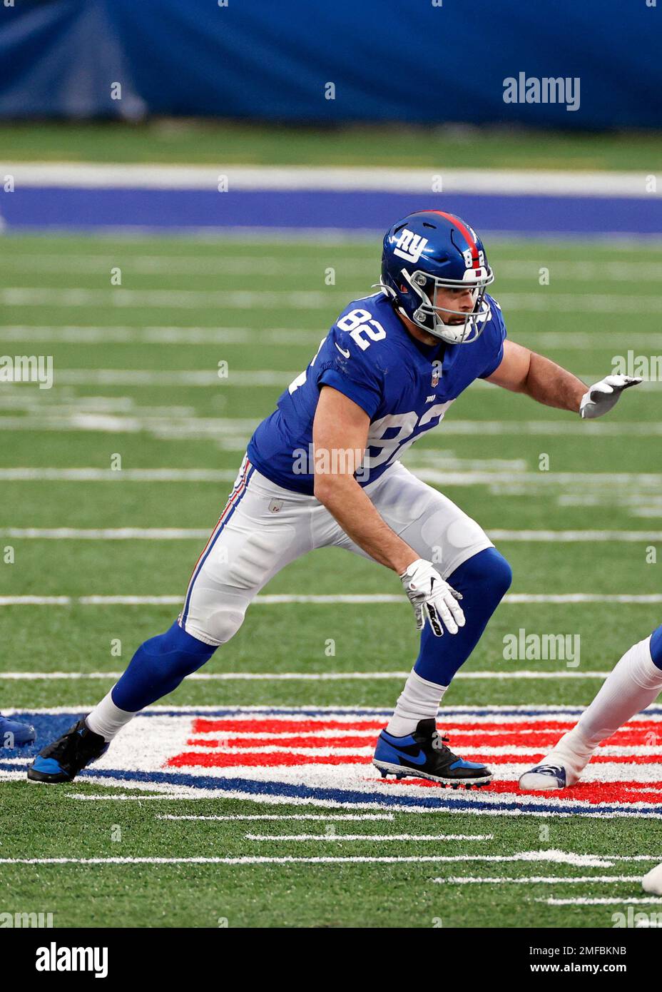 New York Giants tight end Kaden Smith (82) in action during an NFL ...