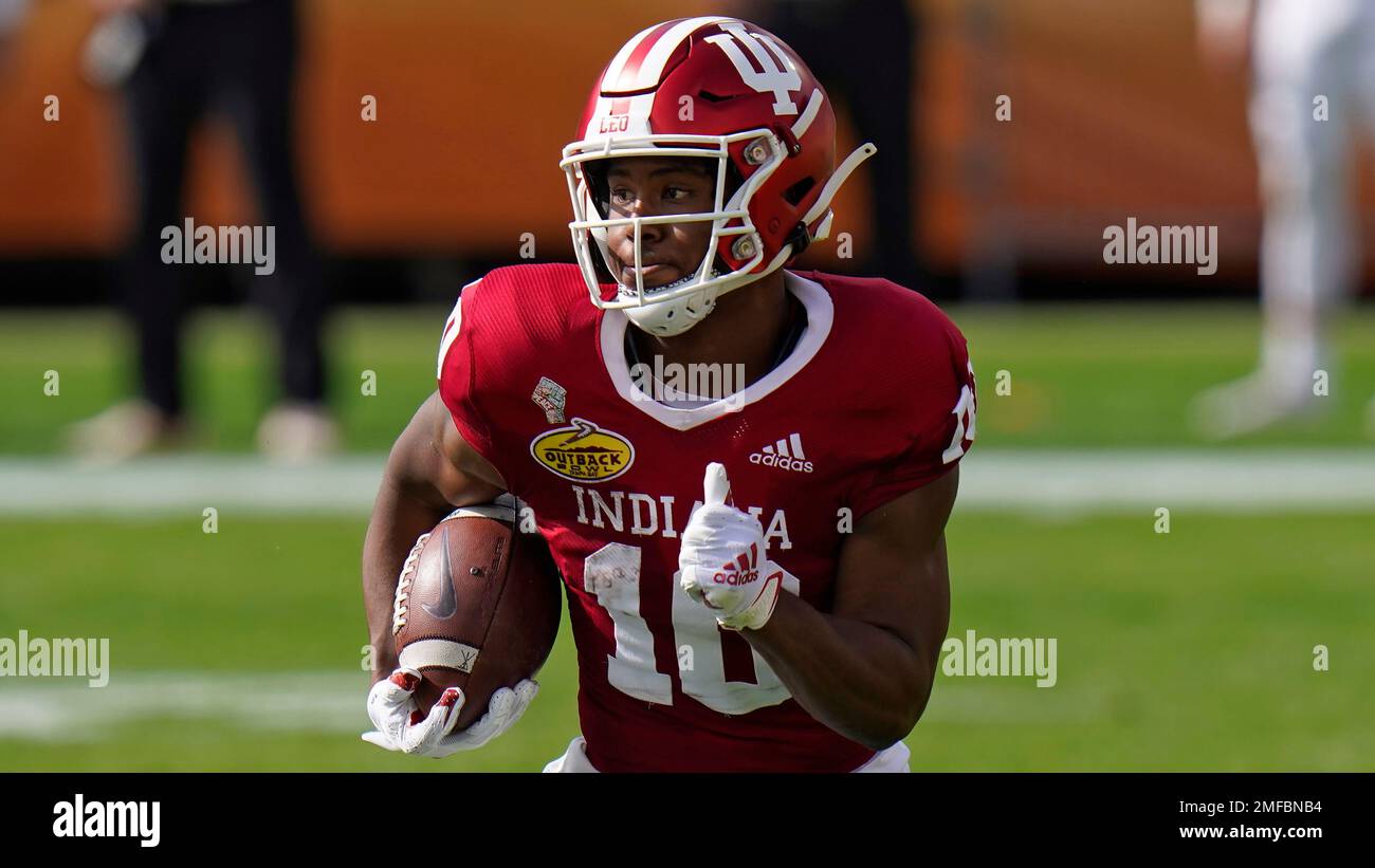 Indiana running back David Ellis during the first half of the Outback ...