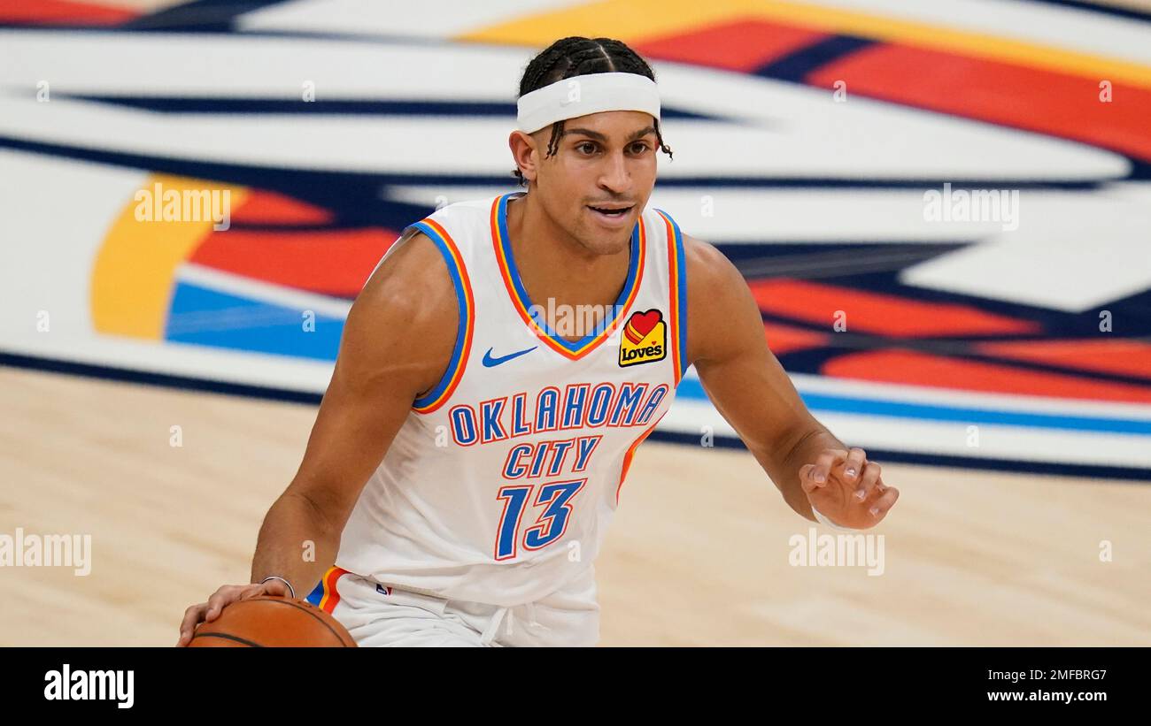 Oklahoma City Thunder guard Frank Jackson during an NBA basketball game ...