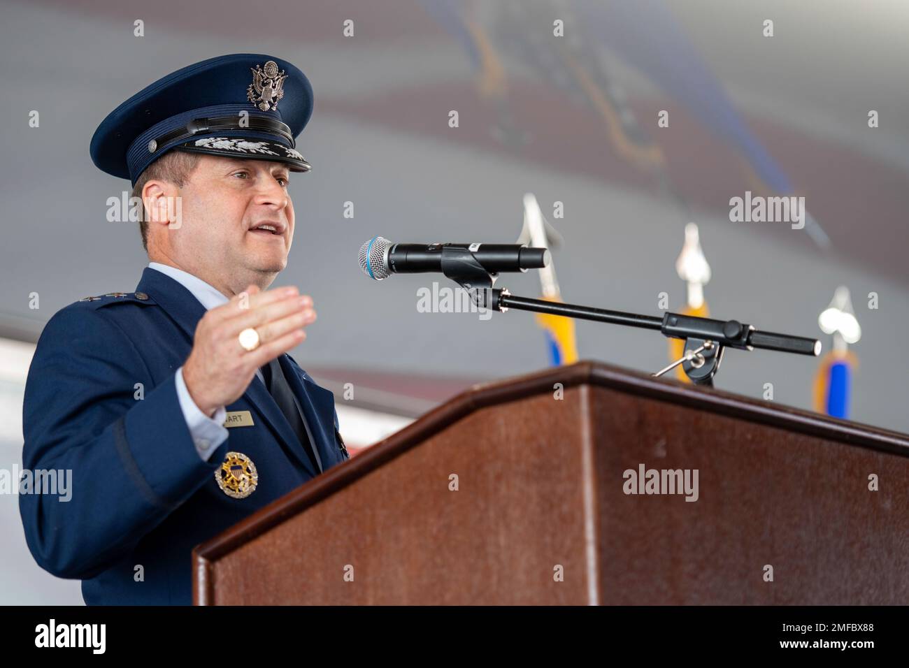 U.S. Air Force Maj. Gen. Phillip Stewart, 19th Air Force commander ...