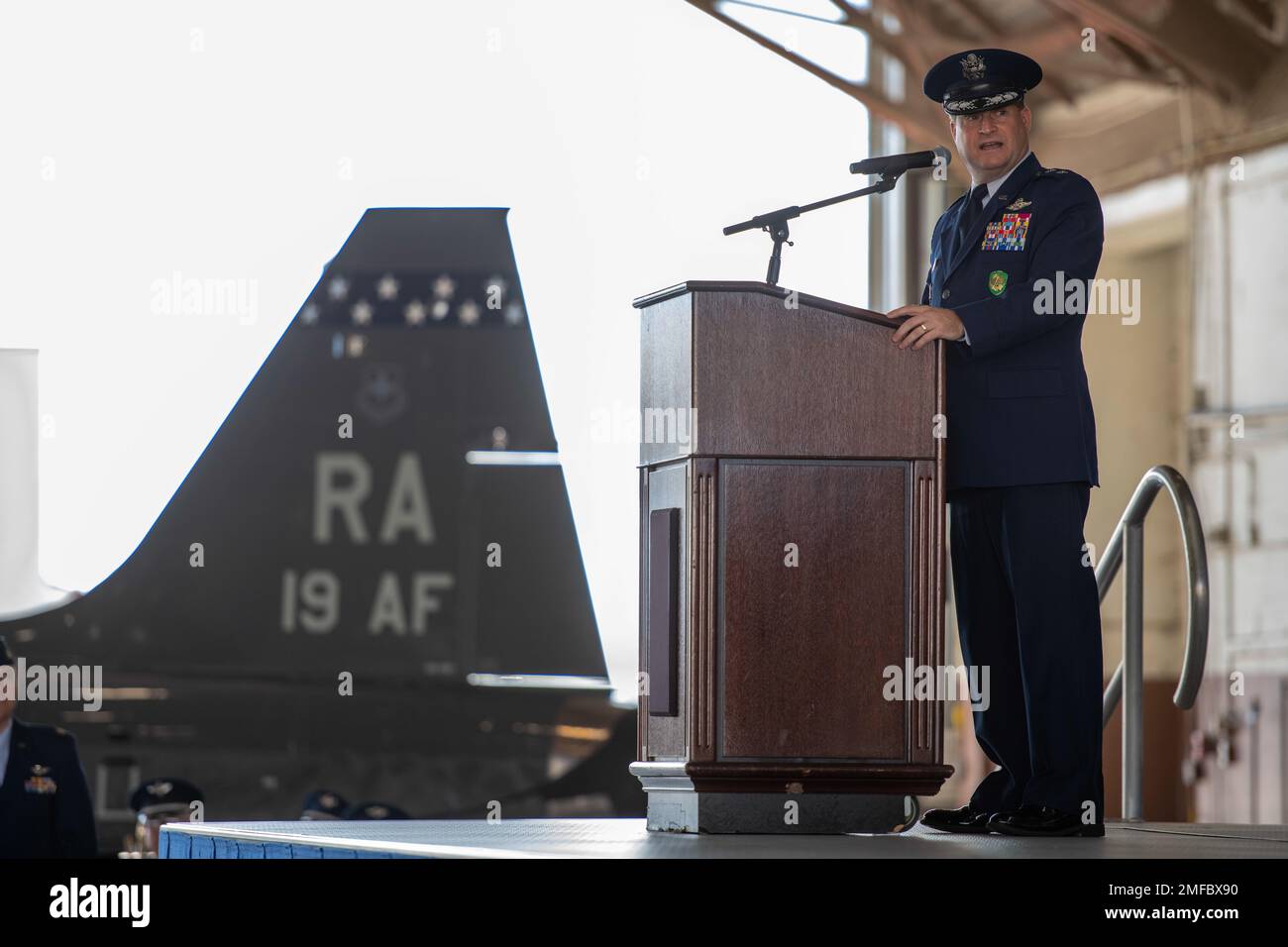 U.S. Air Force Maj. Gen. Phillip Stewart, 19th Air Force commander ...