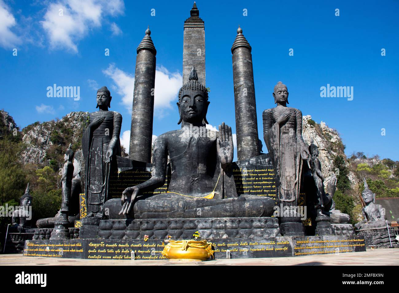 Buddha statue for thai people and foreign travelers travel visit ...
