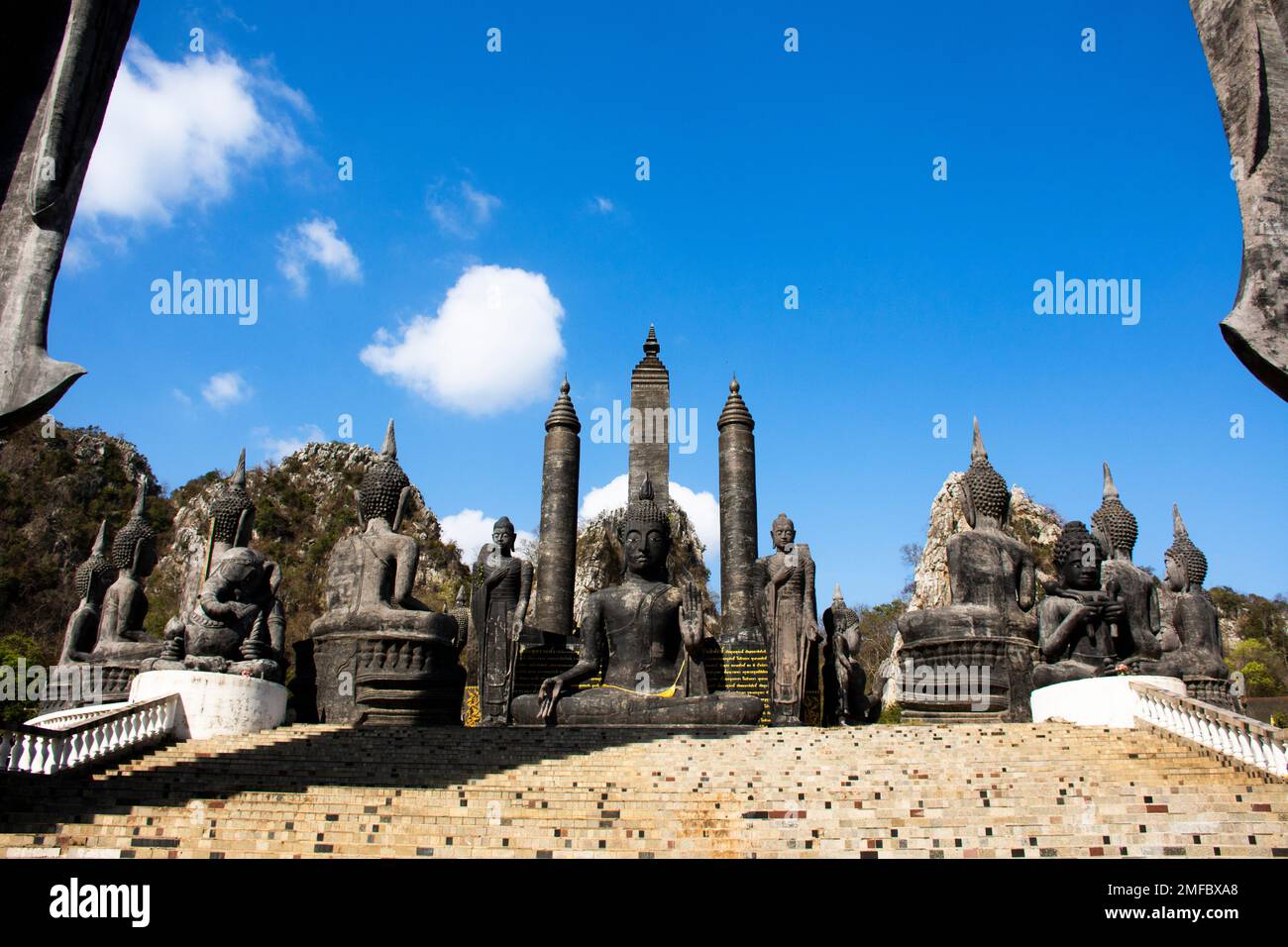 Buddha statue for thai people and foreign traveler travel visit respect ...