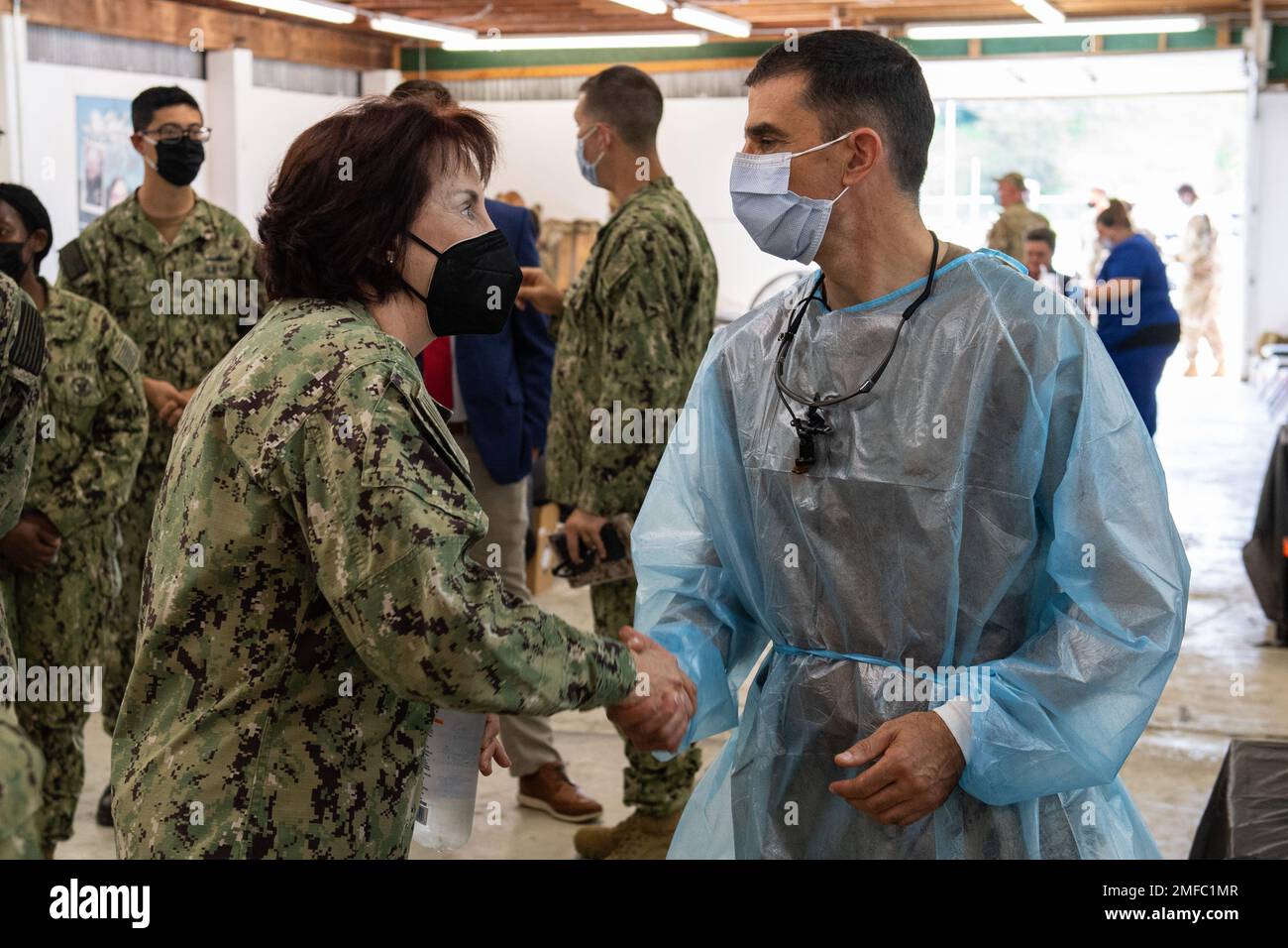 U.S. Navy Rear Adm. Mary Riggs, Executive Director, Bureau of Medicine ...