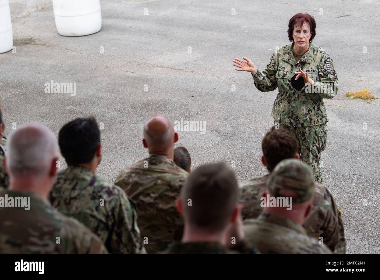 U.S. Navy Rear Adm. Mary Riggs, Executive Director, Bureau of Medicine ...