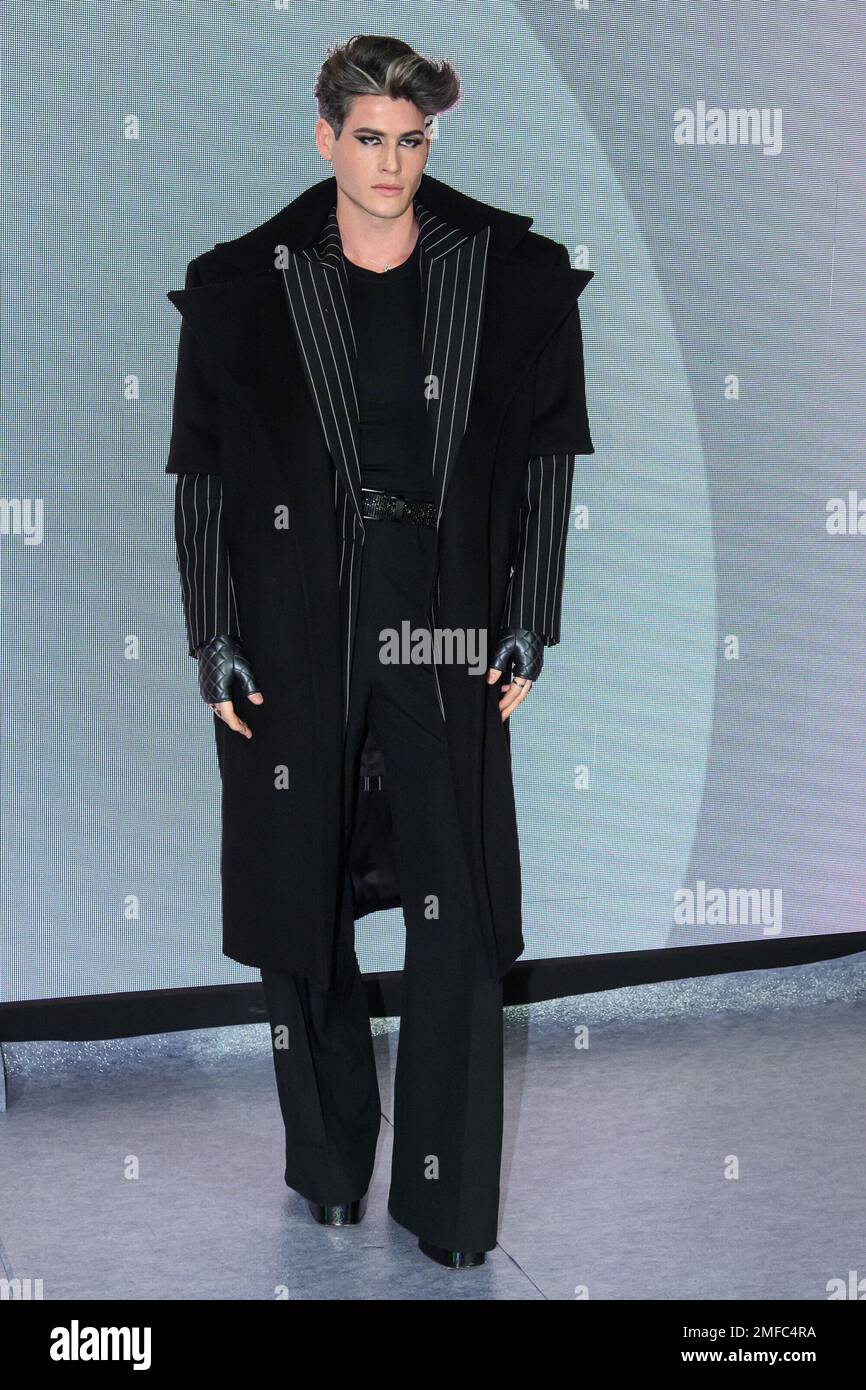 Raphael Say attends the Stephane Rolland 2023-2024 show as part of ...