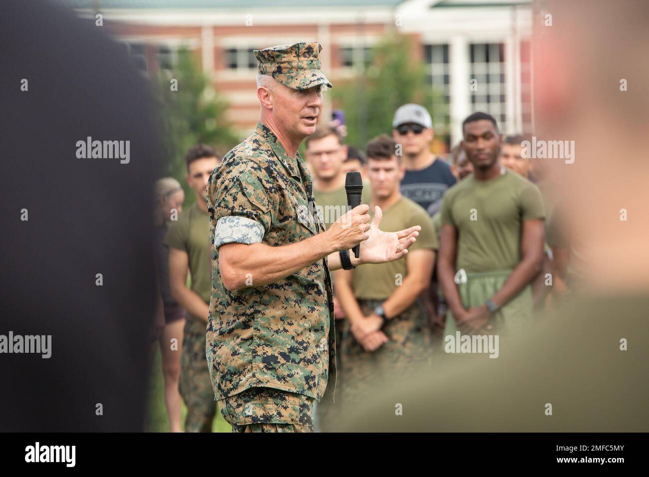 U.S. Marine Corps Col. Richard H. Pitchford, the commanding officer of ...