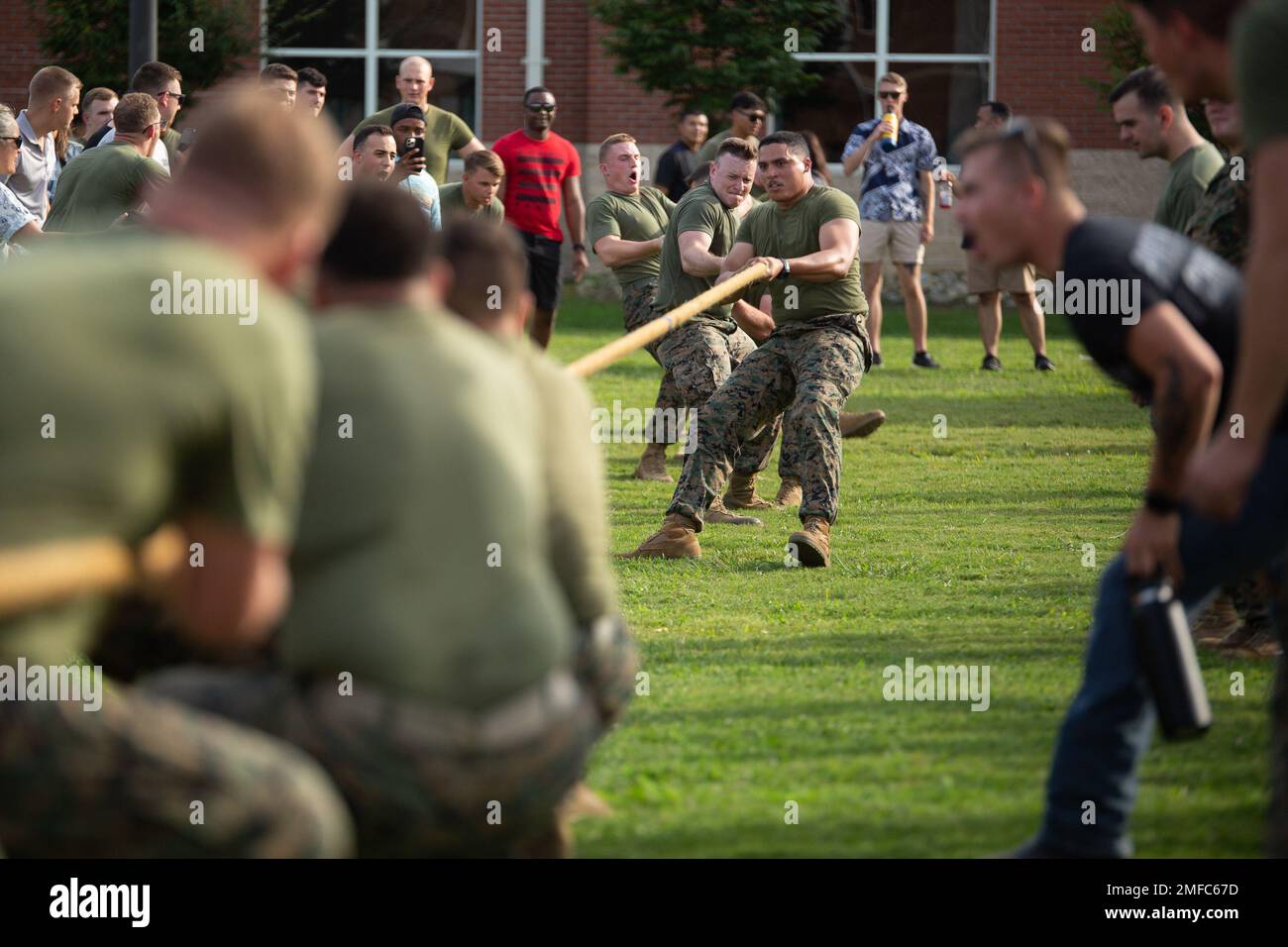 U.S. Marines with Bravo Company, Marine Corps Security Force Regiment ...